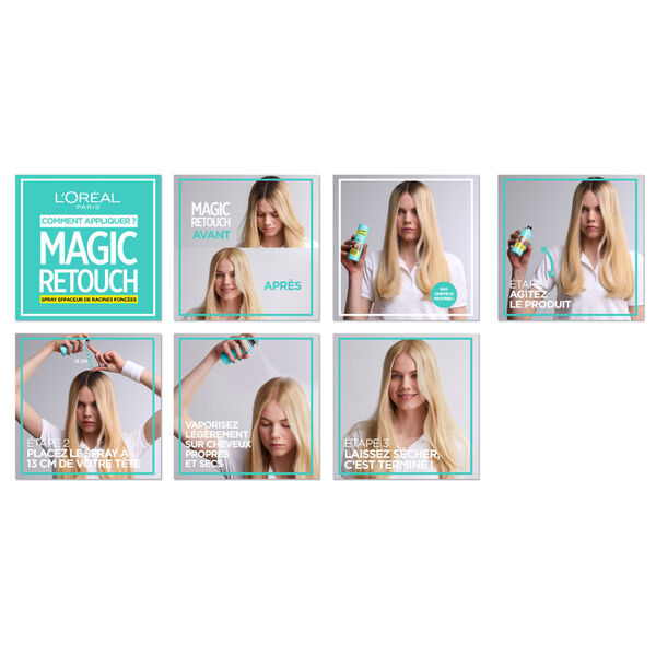 Magic Retouch Spray Racines, Spray Coloration Racines - L'Oréal Paris ...