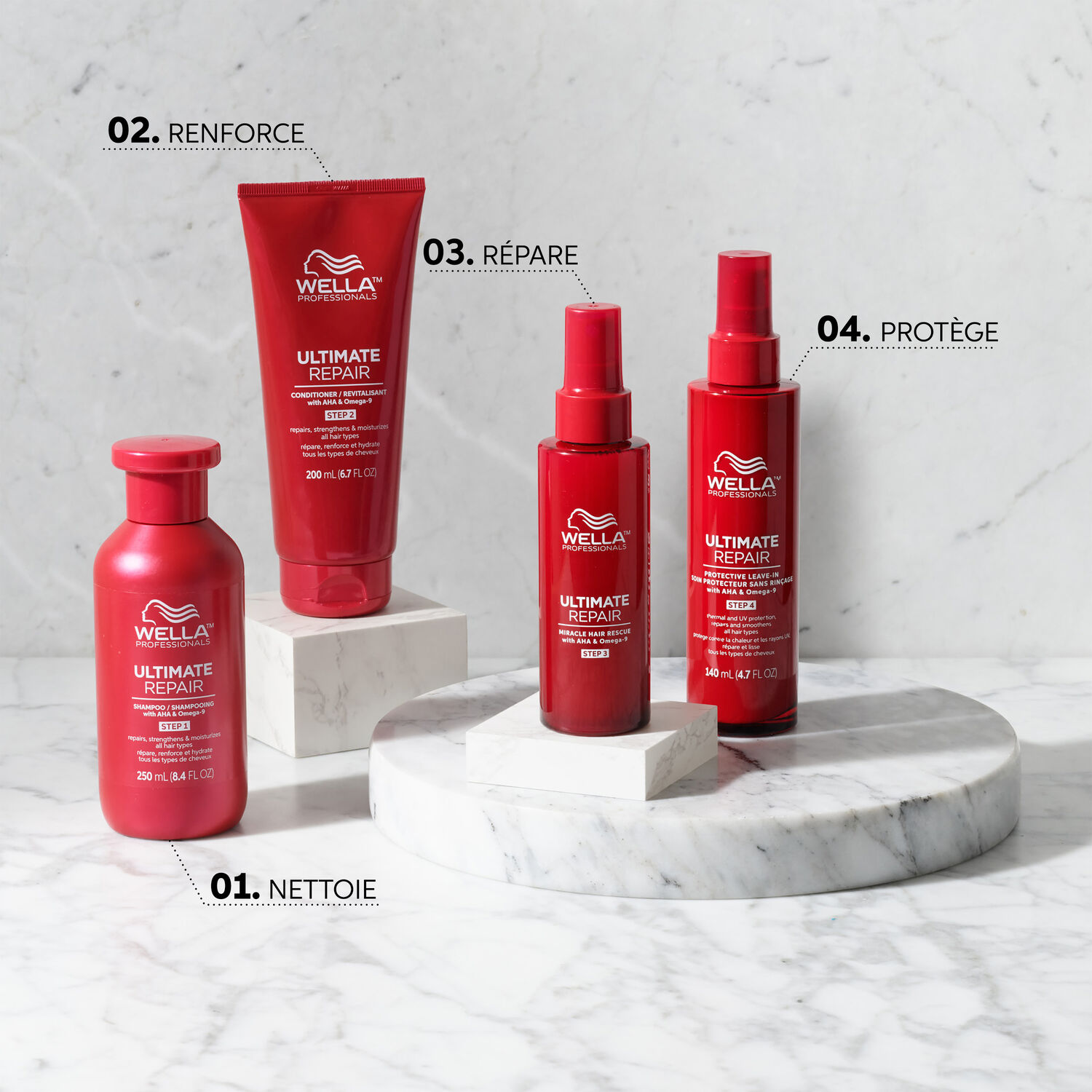 ULTIMATE REPAIR, Shampoing réparation profonde - cheveux abîmés - Wella ...