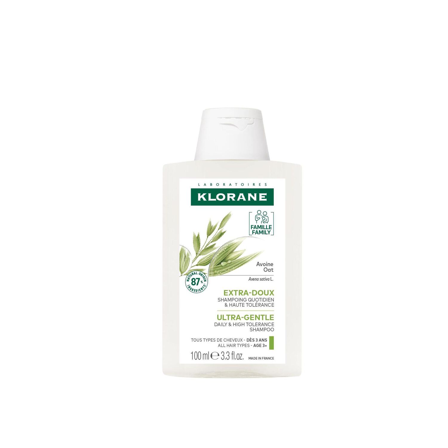 Shampoing, Extra-Doux au Lait d'Avoine - Klorane | MyOrigines ...