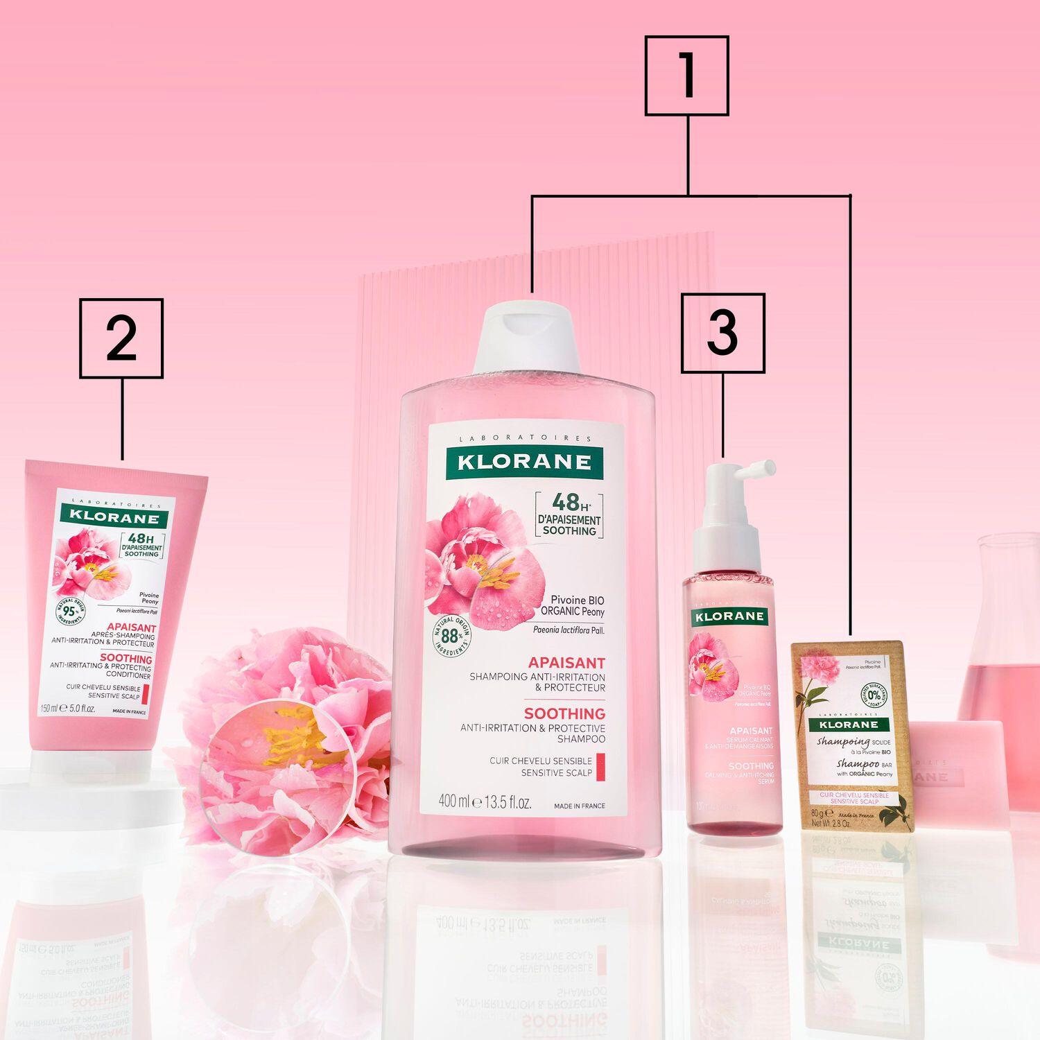 Pivoine, Shampoing Apaisant - Cuir Chevelu Sensible - Klorane ...