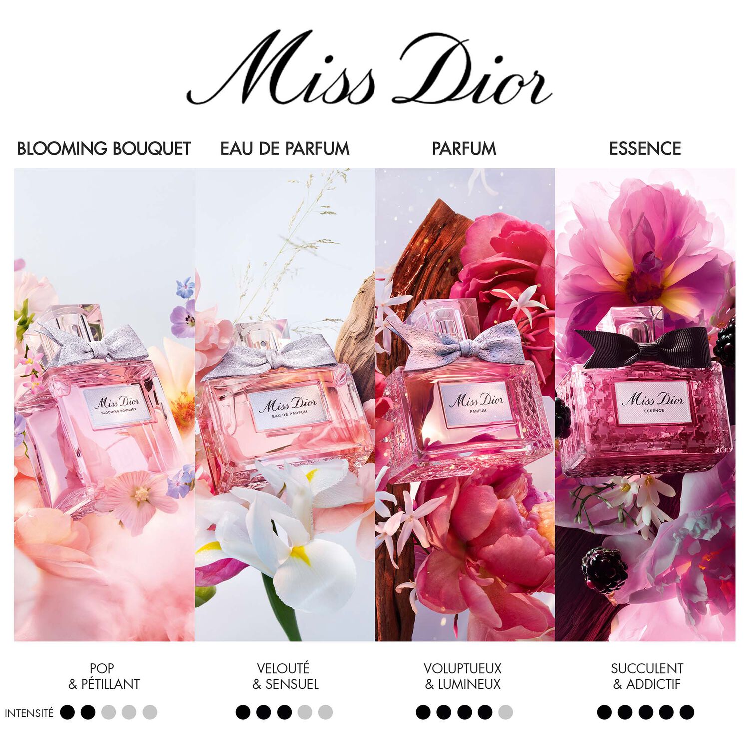 Miss Dior Essence, Essence de Parfum - Notes Confiturées, Florales ...