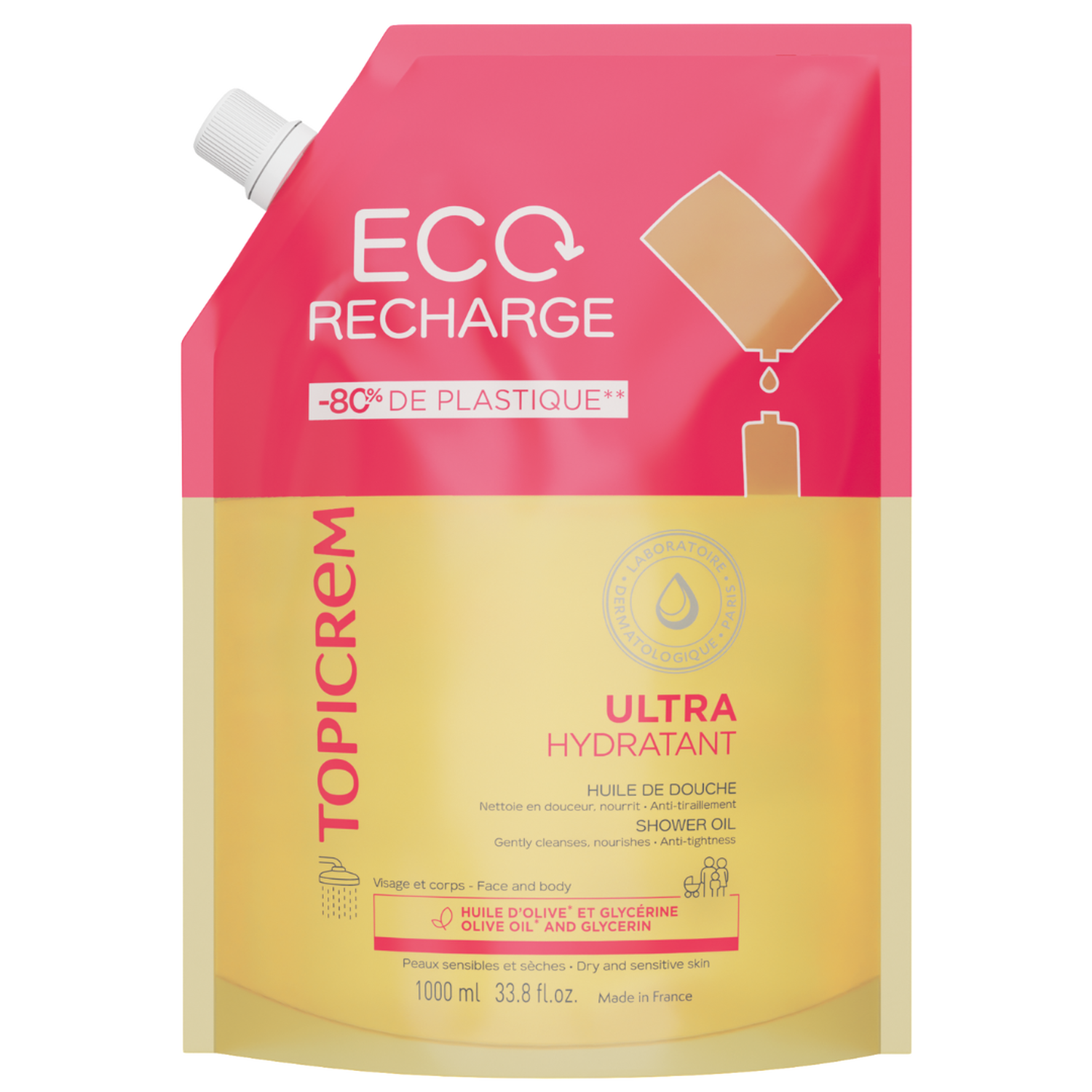 Ultra Hydratant, Aceite de Ducha - Topicrem | MyOrigines Parapharmacie ...