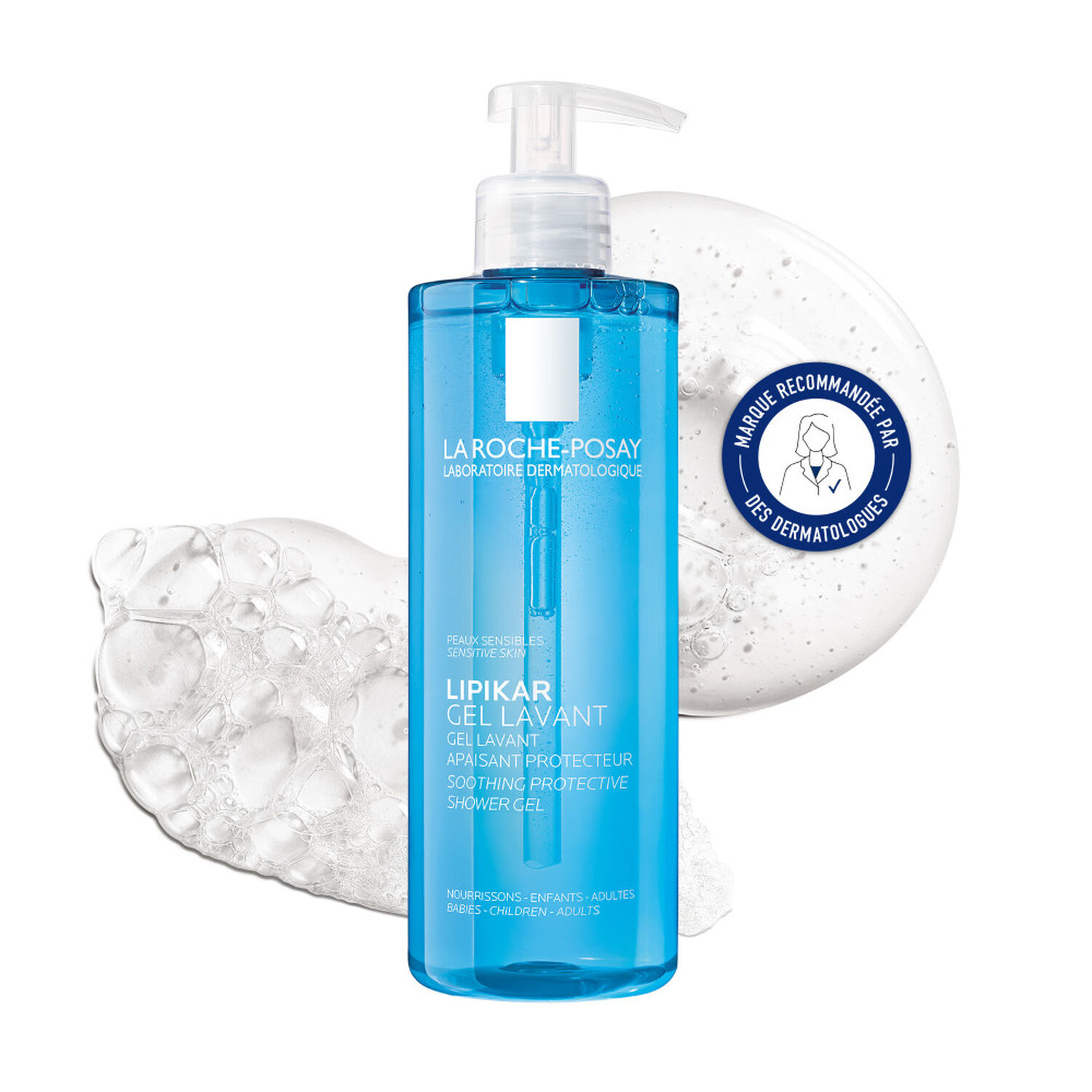 Lipikar, Gel Douche Lavant Apaisant Protecteur - La Roche-Posay ...