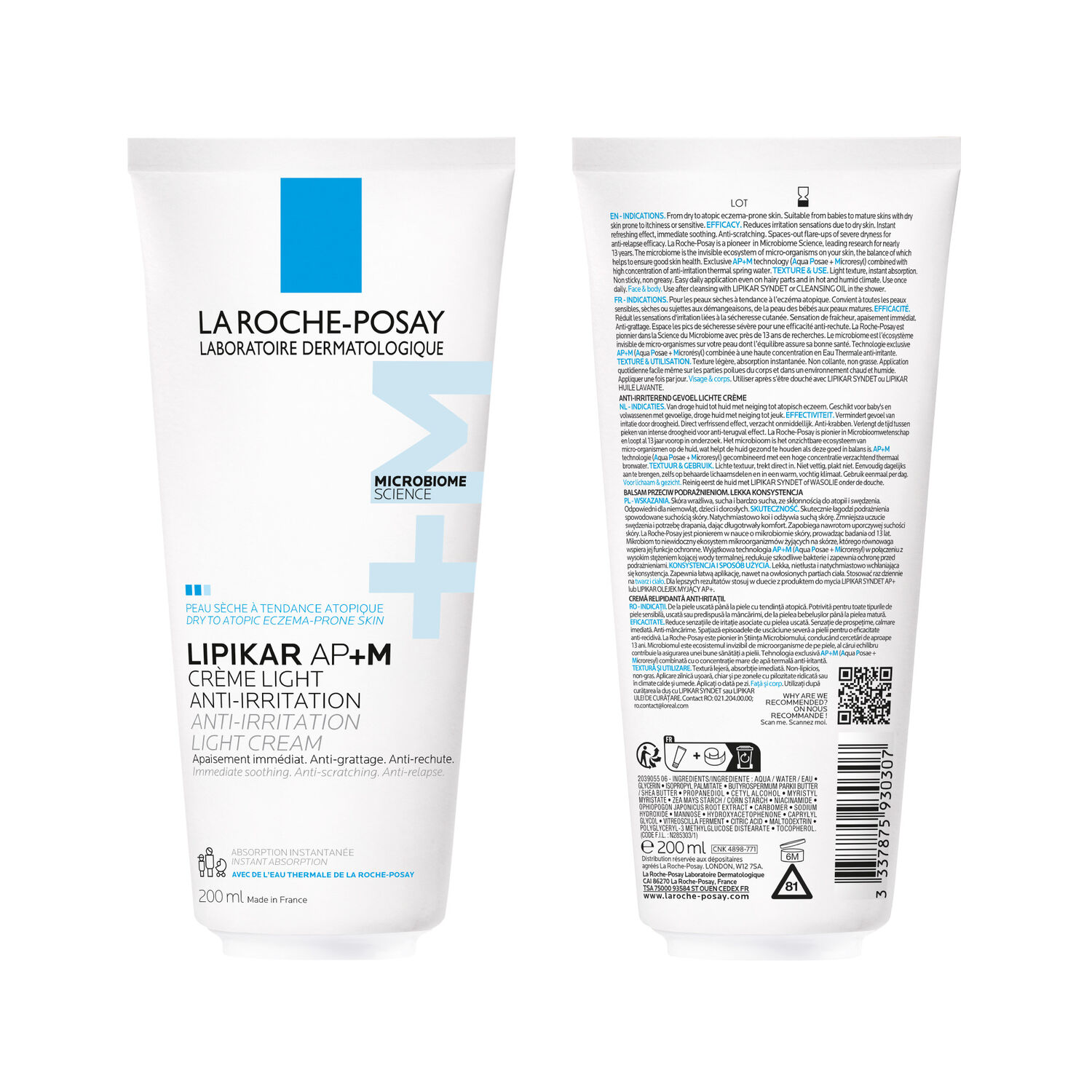 Lipikar, AP+M Triple Repair Cream - La Roche-Posay | MyOrigines Produit