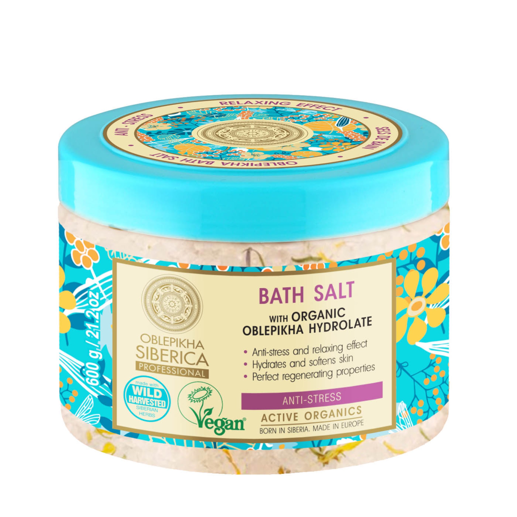 OBLEPIKHA, Sels de Bain Anti-stress 600gr - Natura Siberica ...