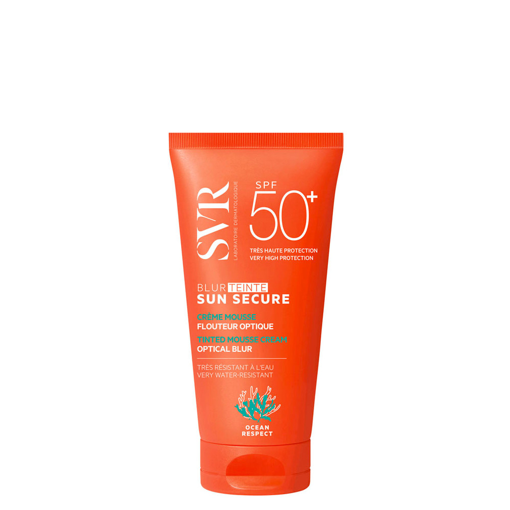 Sun Secure Blur Teinté SPF50+, Very High Sun Protection Foaming Cream ...