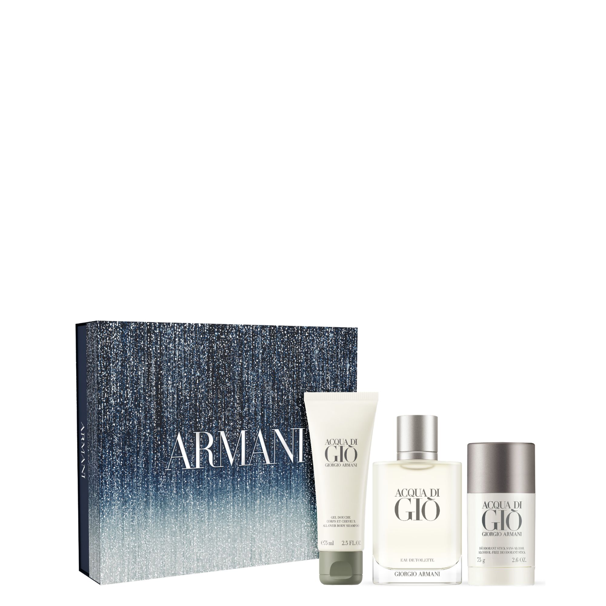 Acqua di Giò, Gift set Eau de Toilette 100 ml + 2 Products - Giorgio ...