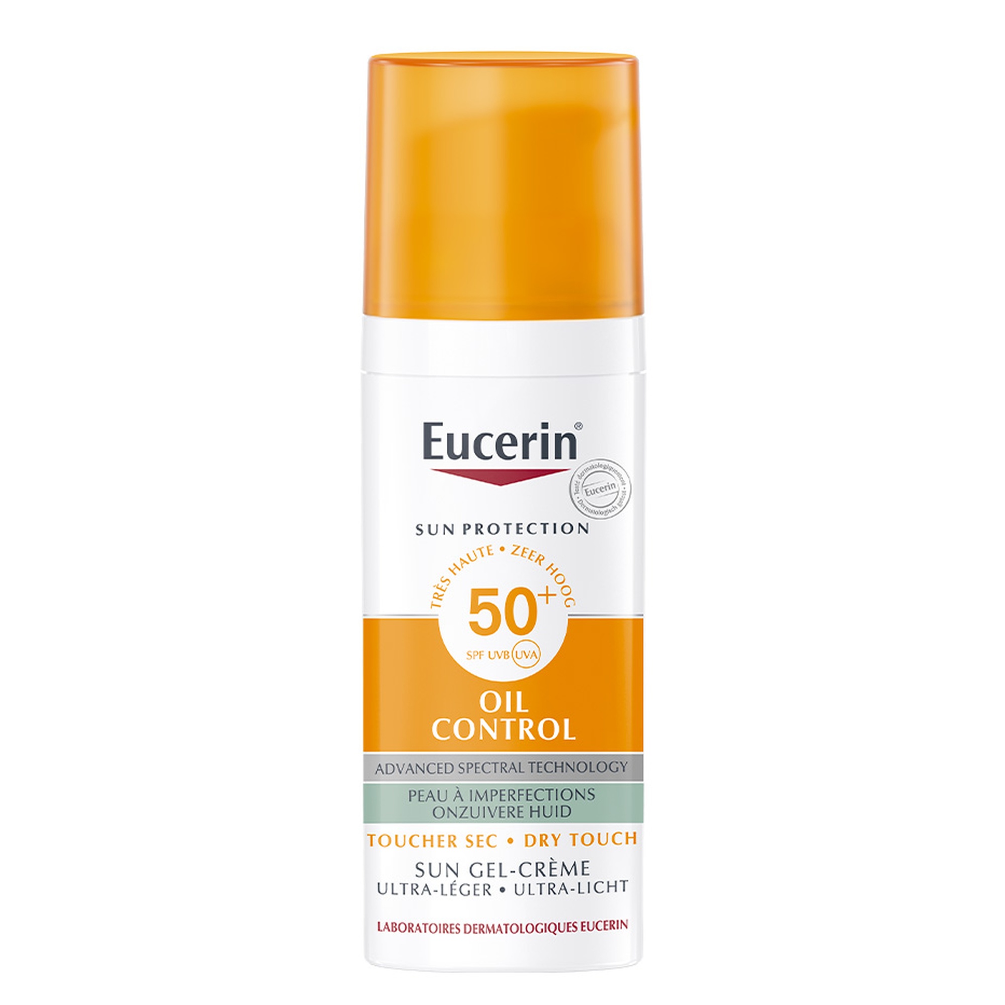 Sun Oil Control SPF50+, Gel Cream - Blemished Skin 50 ml - Eucerin ...