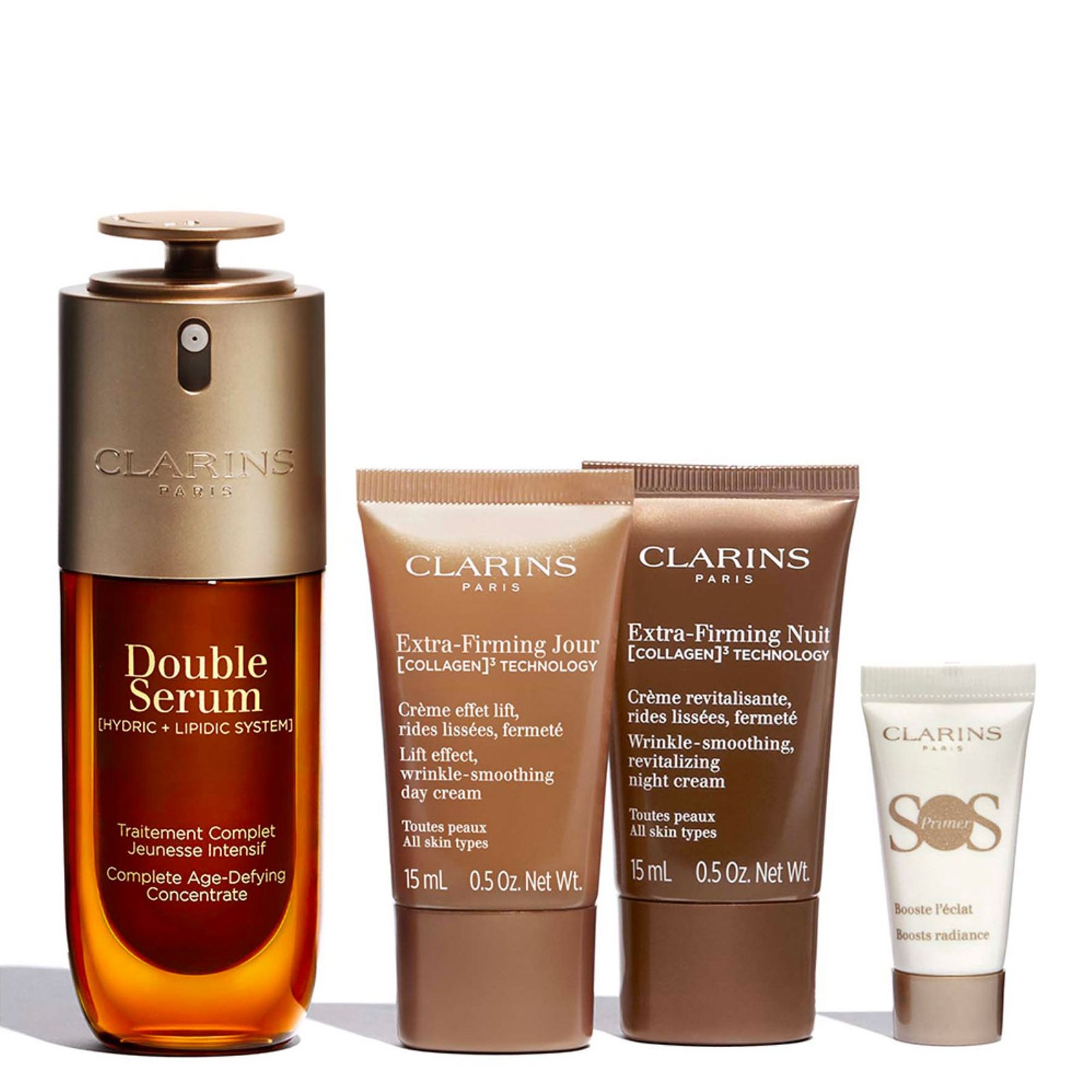 Double Serum & Extra-Firming, Coffret Double Serum 50 ml + 3 Produits ...