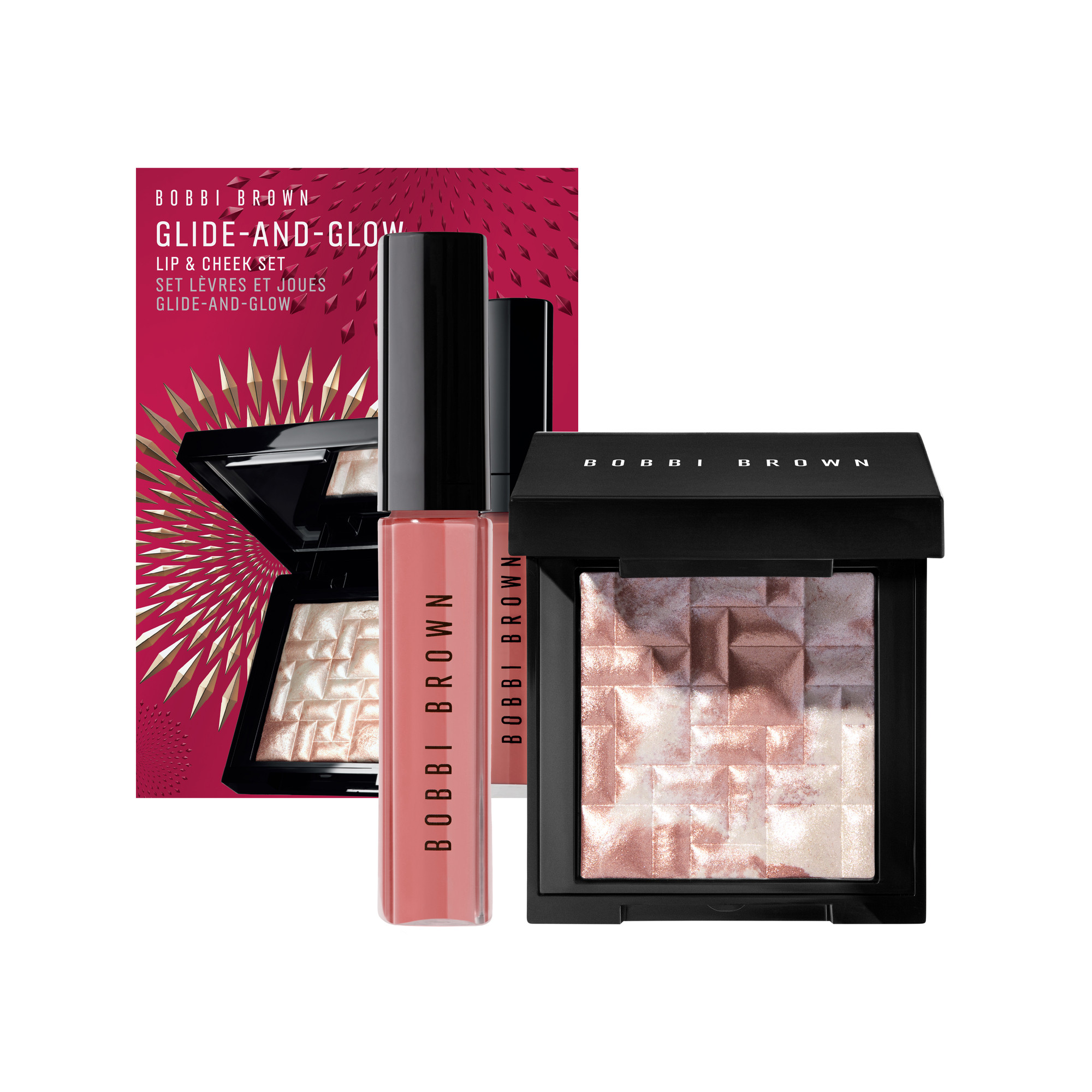Glide-and-Go Lip & Cheek Set, Coffret Lèvres et Joues - Bobbi Brown ...