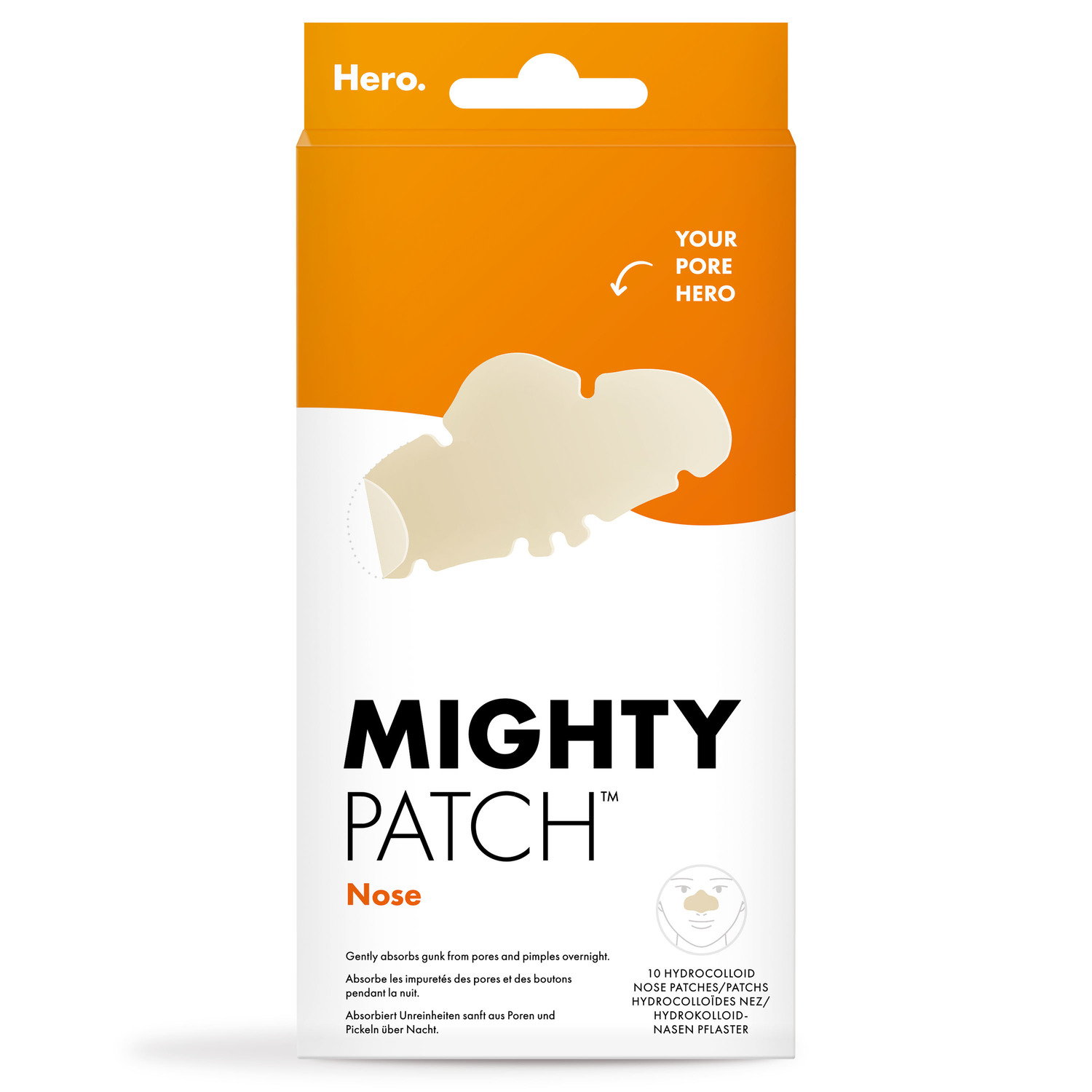 HERO Mighty Patch, Patchs Anti-Acné Nez 10 Patchs - Hero | MyOrigines ...