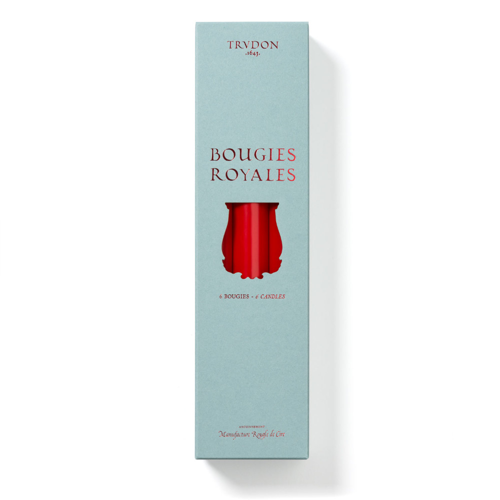 Royale Rouge Vif, 6 Bougies - Trudon | MyOrigines Produit