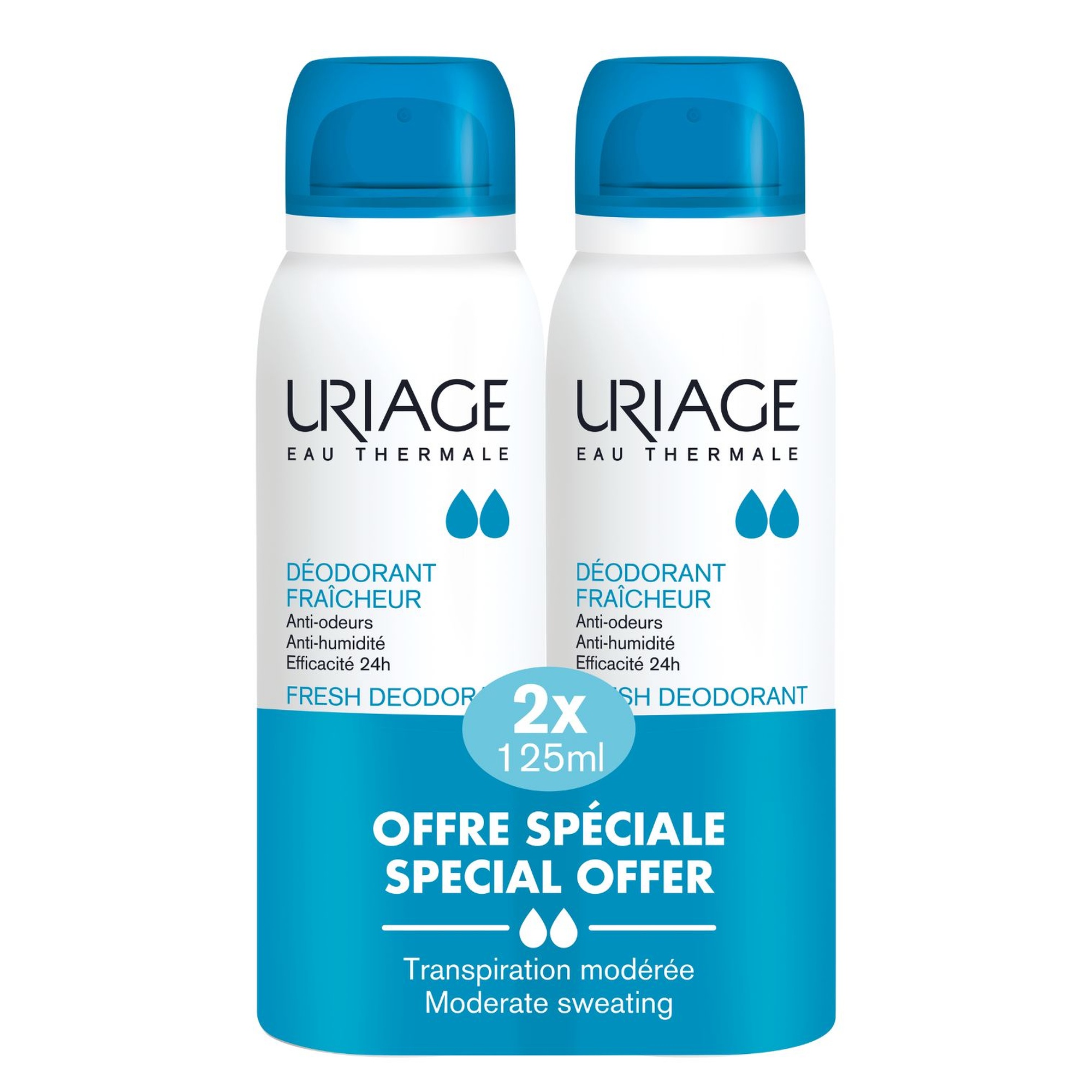 Déodorant, Duo Déodorant Fraîcheur Anti-odeurs Anti-Humidité efficacité ...